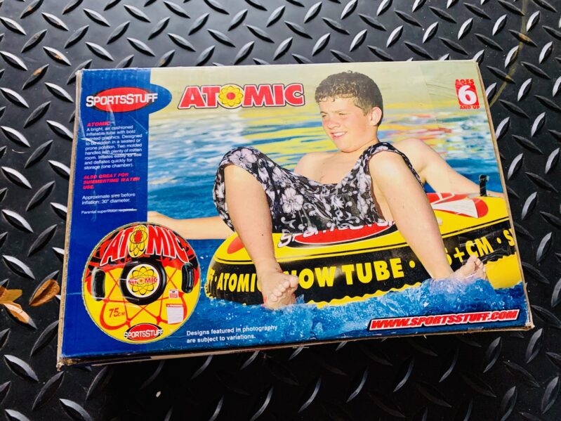 » Atomic Inflatable Snow and Water Tube SportsStuff 75cm With Handles